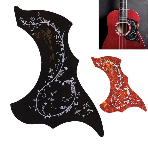 Acoustic Guitar Hummingbird Celluloid Pickguard Scratch Plate Pick ...