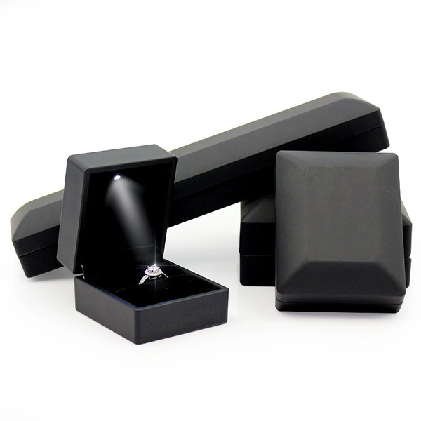Creative LED Lamp Propose Ring Box Gift Packaging Pendant Necklace ...