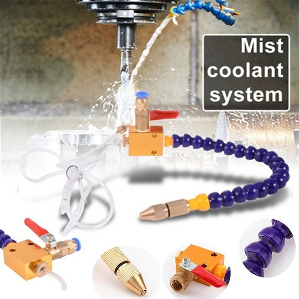 Mist Universal Coolant Spray System For 8mm Pipe Lathe Mill Drill ...