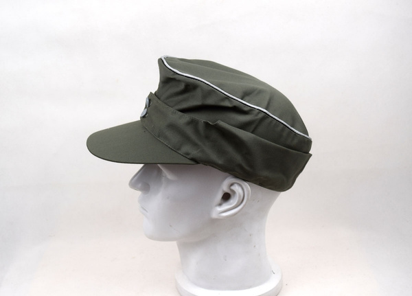 WWII German Army Elite EM M43 Officer Summer Panzer Field Cap Green | Wish