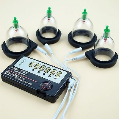 Electro-Stimulator Vaccum Pump Cupping Massage Shocking Device | Wish