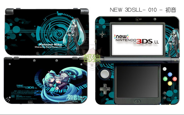 Hatsune Miku Vinyl Cover Game Skin Decals For NEW 3DS XL LL | Wish