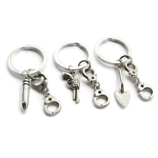 3 Partners In Crime Keyrings, Best Friends Keychain Set, Friendship ...