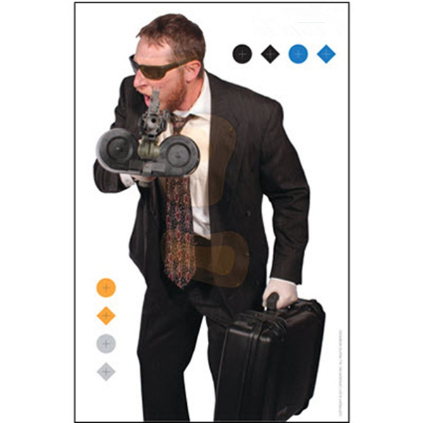 10pcs Real Threat Bank Robber Target Paper Targets for Shooting ...