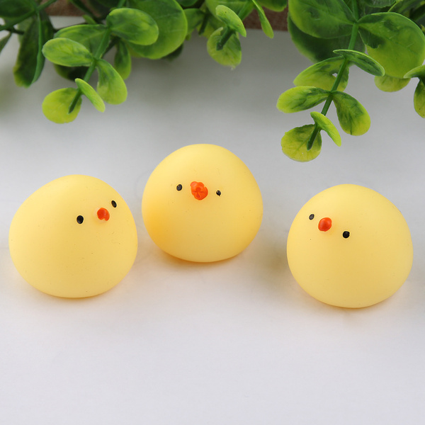 Squishy Slow Rising Kawaii Chicken Fat Yellow Chook Squeeze Vent ...