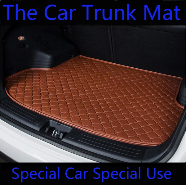 Professional Waterproof Antiskid Car Leather Rear Trunk Mat Protect ...