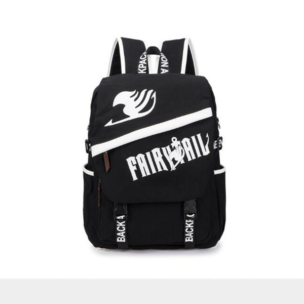 Fairy Tail Anime Cosplay Bags Fairy Tail Backpack Boys Girls Backpack ...
