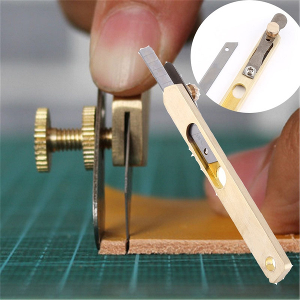 Copper+ Stainless Steel Positioning Line Strip Cutter Leather Craft ...