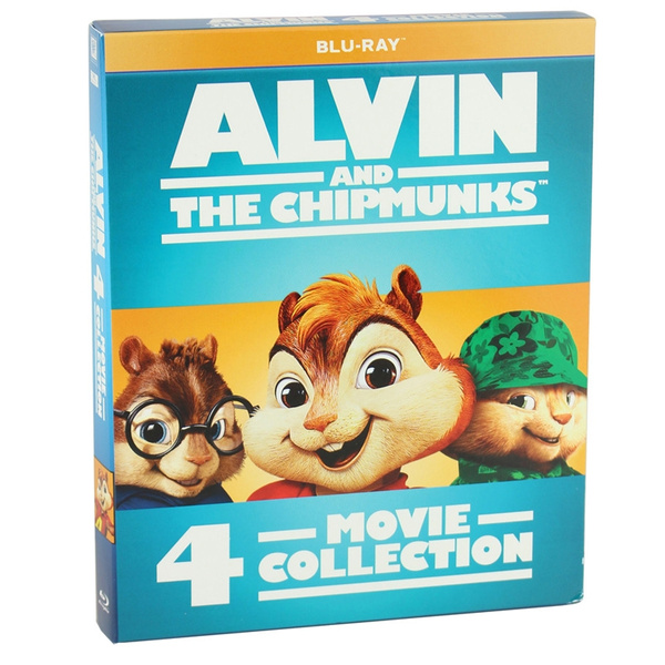 Alvin and The Chipmunks 4-Movie Collection Blu-ray DVD Kids & Family ...