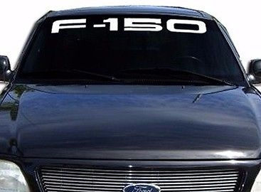 FORD F-150 Windshield Window Vinyl Decal Sticker Custom Vehicle Logo ...