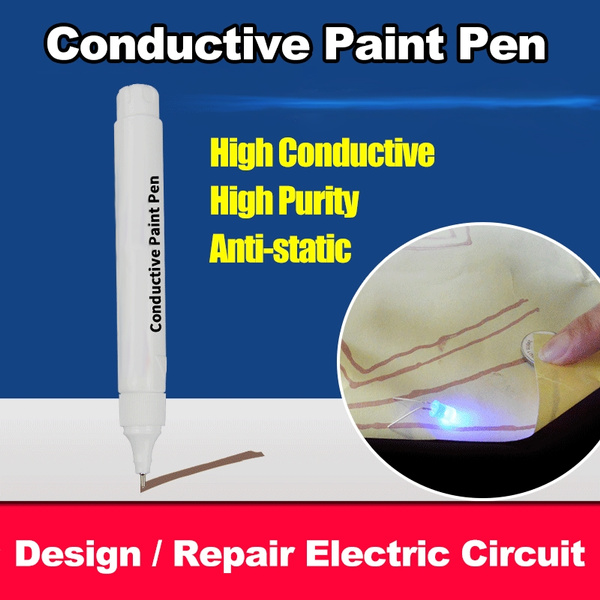 Silver & Copper Conductive Pen 6ML Conductive Glue Wire Electrically ...