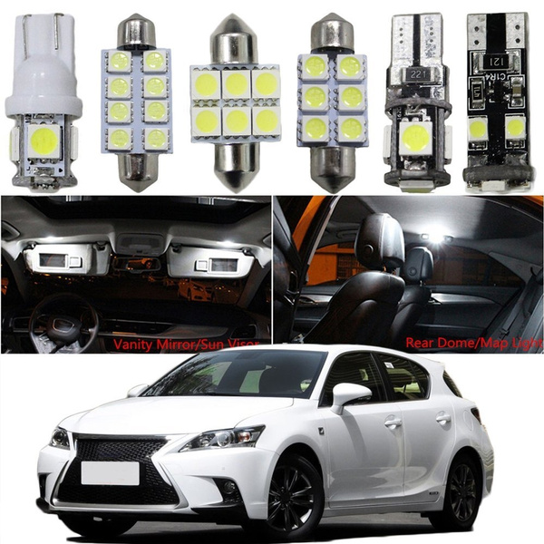 Interior Led Light CT IS LX NX RX GX Car Replacement Bulbs Dome Map ...