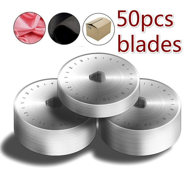 50pcs 45MM Rotary Cutter Cutters Blades Circular Refill Sewing Blade ...