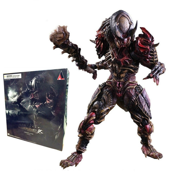Square Enix Play Arts KAI AVP Alien vs Predator Chopper Scar Action ...