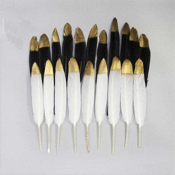 Wholesale 10pcs Beautiful Natural Goose Feather 4-6 Inches / 10-15cm | Wish