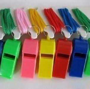 12pcs/lot Colored Plastic Whistle Referee Whistle | Wish