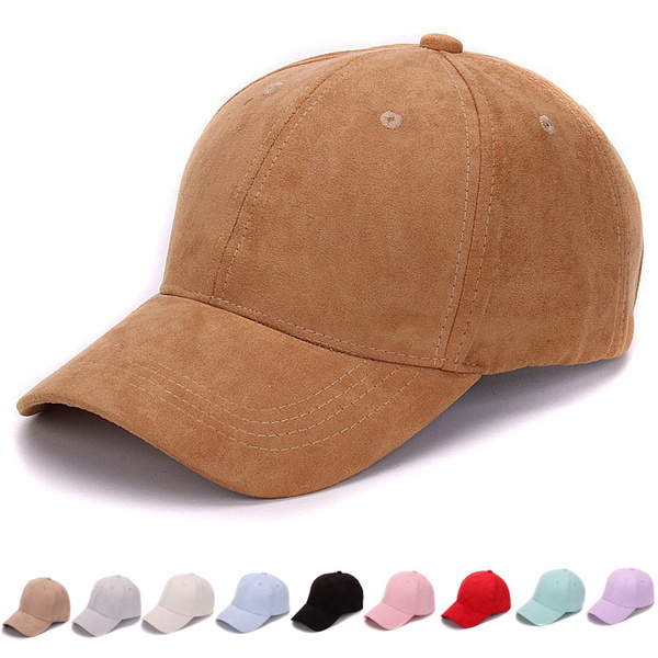 Suede baseball caps outdoor blank sport cap and hat for men and women ...