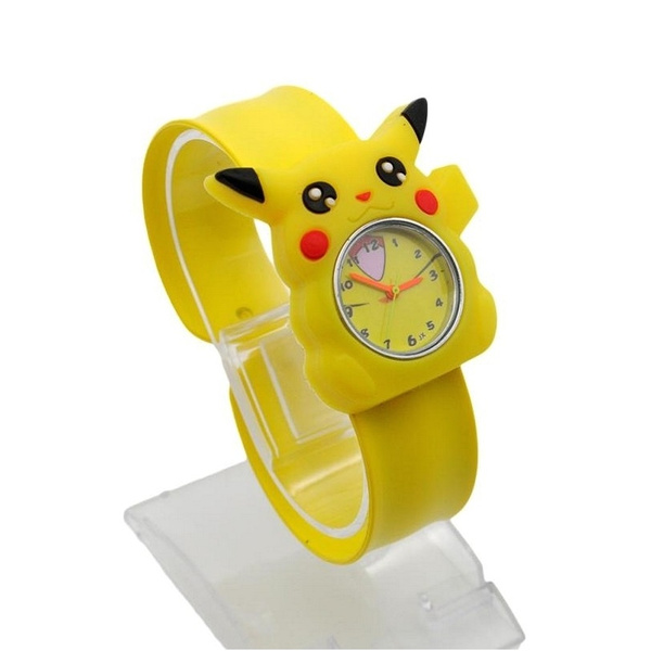 Snap Watches 3D Kids Cartoon Watches for Pikachu Children Christmas ...