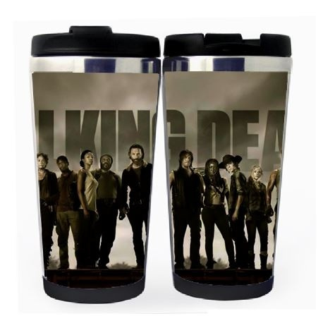 The Walking Dead Cup Stainless Steel 400ml Coffee Tea Cup Walking Dead ...