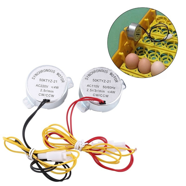 2 Types 110/220V AC Chicken Egg Turner Rotator Incubator Motor With ...