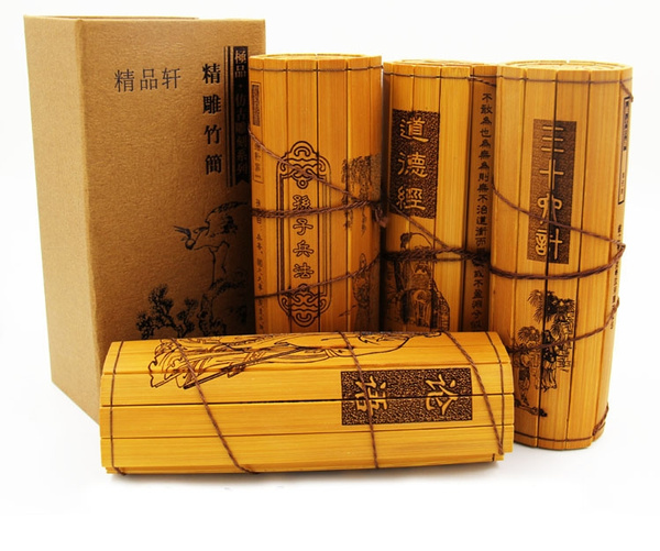 Brilliant Gift!! Ancient Chinese Theory Bamboo Scrolls Slips : | Wish
