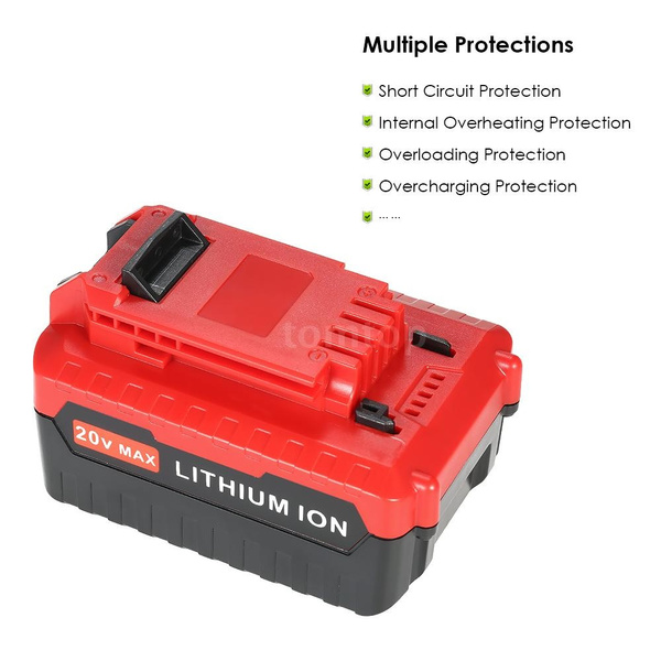 Meterk PCC685L 20V 4.0Ah Power Tools Battery High Capacity Rechargeable ...
