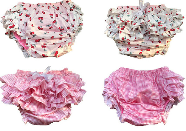 2 pcs*Haian ABDL PVC & Print Cotton Ruffle Rhumba Pull on Plastic Pants ...