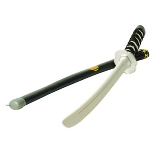 US Toy 1525X4 Black or White Ninja Katana Swords - 12 Per Pack - Pack ...