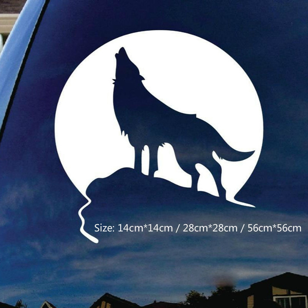 Reflective Personality Wolf Totem Car Stickers Car Body Car Styling ...