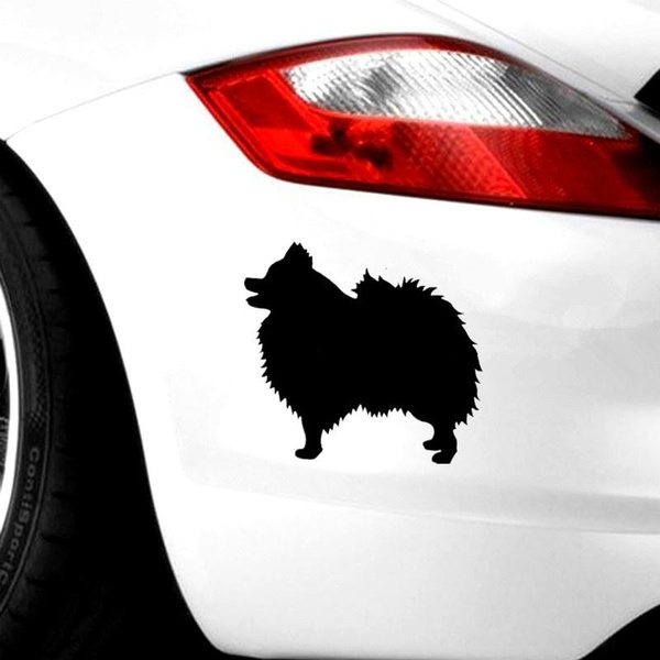 14*13CM Pomeranian Dog Bumper Sticker Species Animals Pets Dogs ...