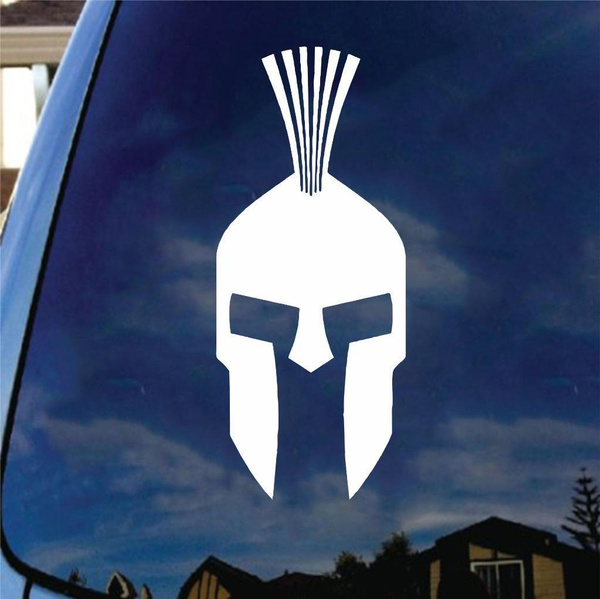 Spartan Helmet Vinyl Decal Sticker Molan Labe Sparta College Car Truck ...