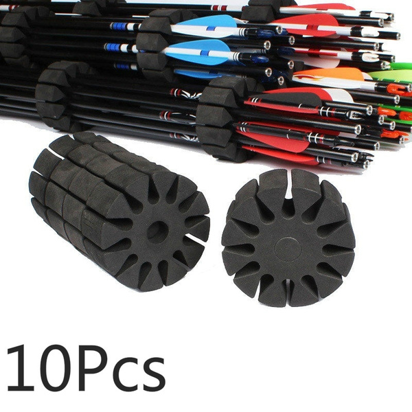 10PCS Archery EVA Foam Round Rack Arrow Holder - 12 Arrows Separator ...