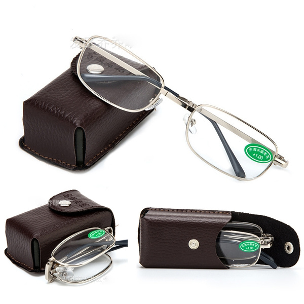 Glass Foldable Presbyopic Eyeglasses Women Men Frame Folding Slim ...