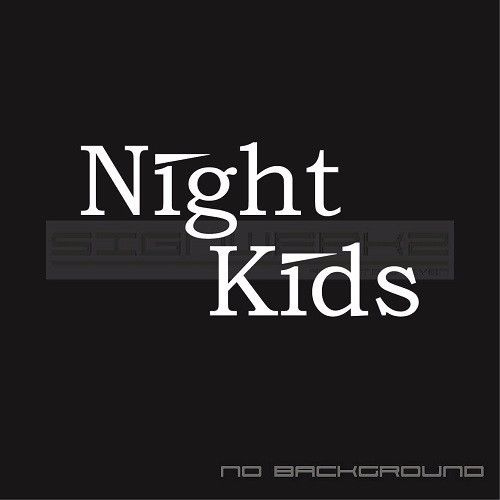 2Pcs/Pair 2 - Night Kids sticker decal tuning racing jdm initial d ...