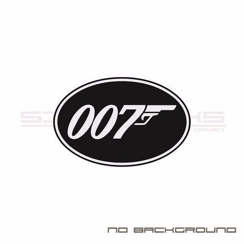 James Bond Sticker Bumper Stickers Paper Paper & Party Supplies etna.com.pe