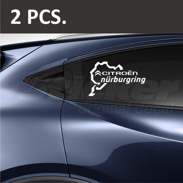 2Pcs/Pair Citroen NURBURGRING Window Decal sticker emblem logo Berlingo ...