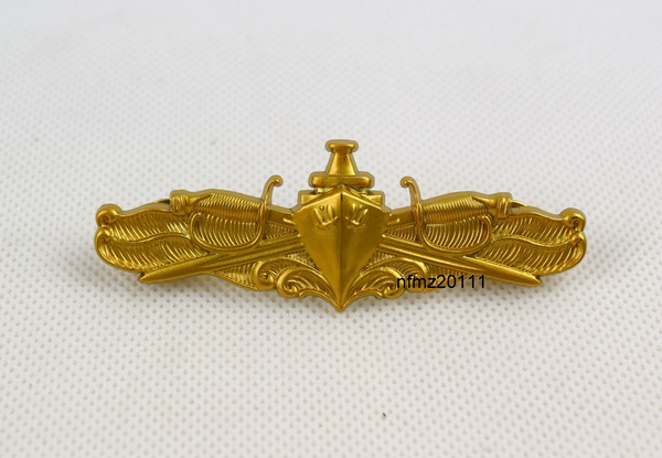 US Navy Gold Officer's surface warfare insignia badge Pin | Wish