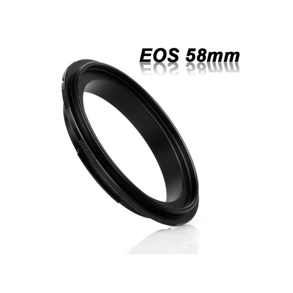 New 58mm Lens Reverse Ring Adapter to Canon EOS Mount | Wish