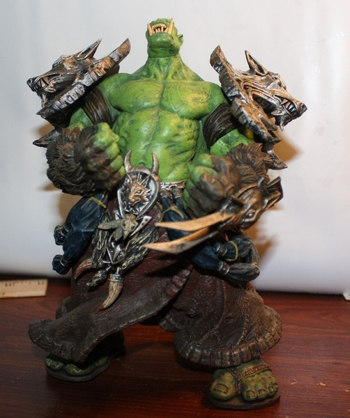 World Of Warcraft Orc Shaman Rehgar Earthfury Action Figure Toy Size 21 ...