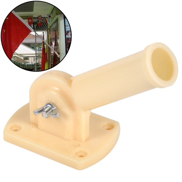 30mm Dia Plastic Wall Mounting Flag Pole Holder Flagpole Bracket ...