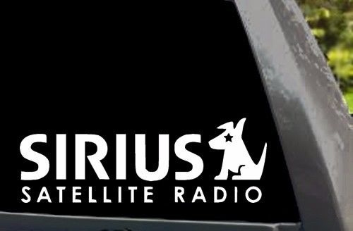 Sirius XM Radio Logo Car Window Truck Laptop Vinyl Decal Sticker 01 | Wish