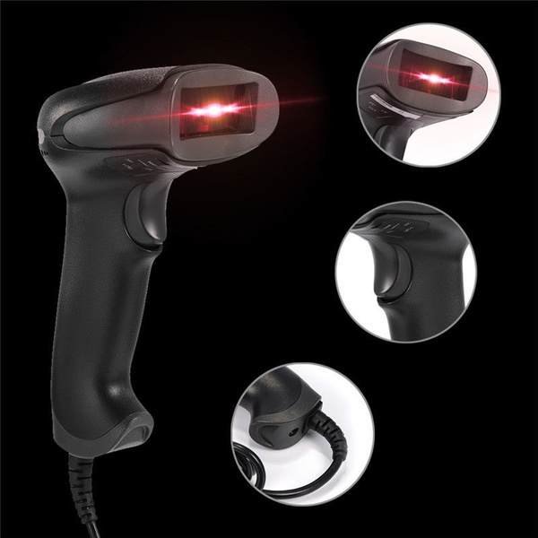 Netum F1 Barcode Scanner Gun Express Supermarket Scanner Wired Scanner ...
