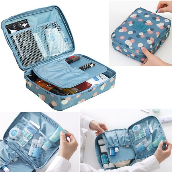 Cosmetic Bags Multifunction wash bag Women Makeup portable Bag toiletry ...