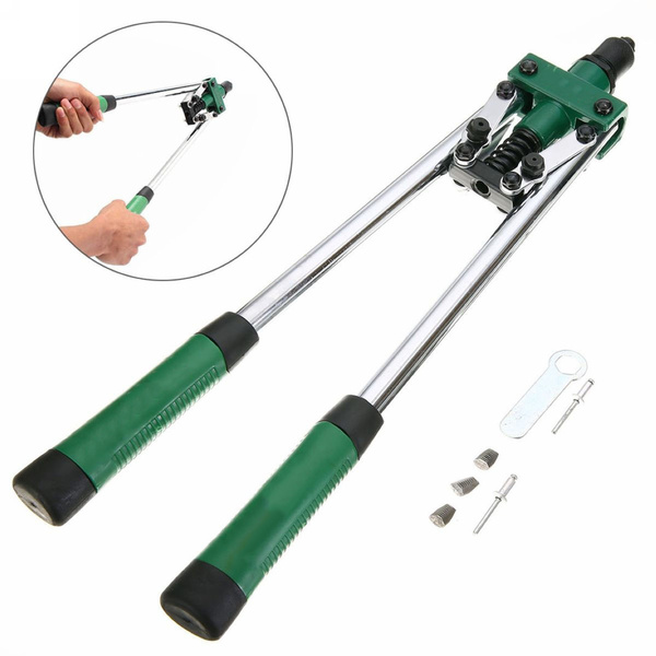 Heavy Duty Hand Riveter Tool Threaded Gun Rivet Nut Long Arm 17inch ...
