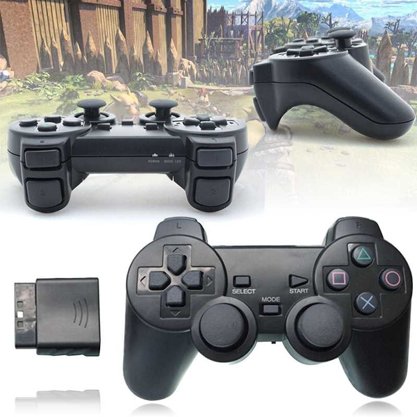 New Wireless 2.4GHz Fast Shock Vibration Game Controller Black for Sony ...