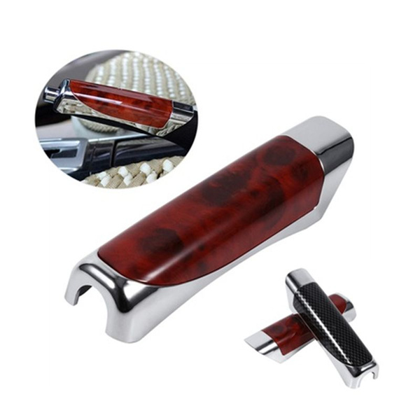 Universal Wooden and Carbon Car Hand Brake Cover | Wish