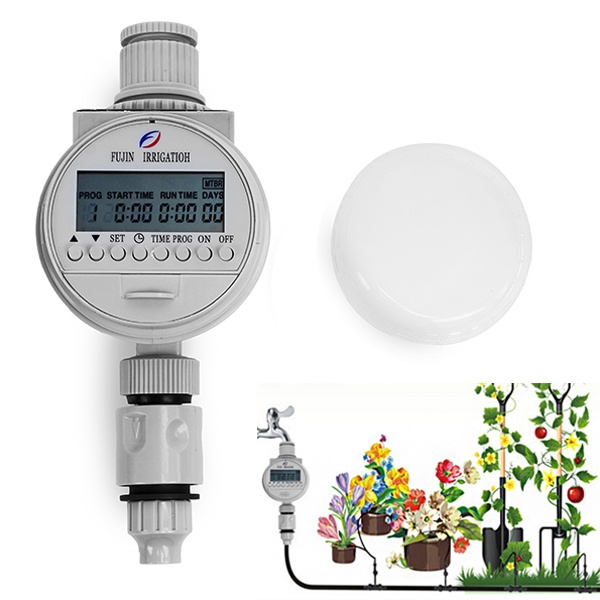1Pc Solar Power Automatic Water Timer Smart Garden Water Saving ...