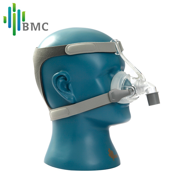 BMC NM4 Nasal Mask With Headgear and SML 3 Size Silicon Gel Cushion For ...