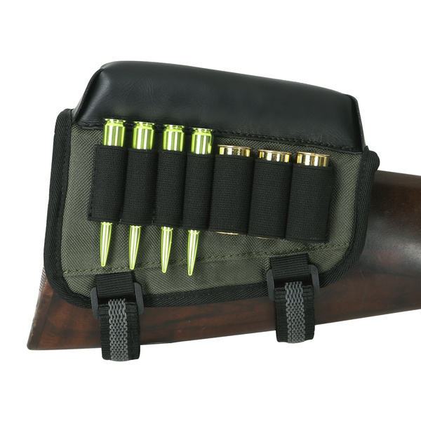 Tourbon Right Handy Rifle Shotgun Cheek Rest Buttstock Cartridge Holder ...