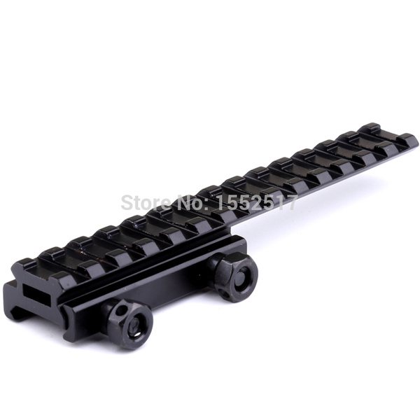 AR15/M4/M16 Scope Mount Base Flattop Riser Extended long Pour 20mm ...